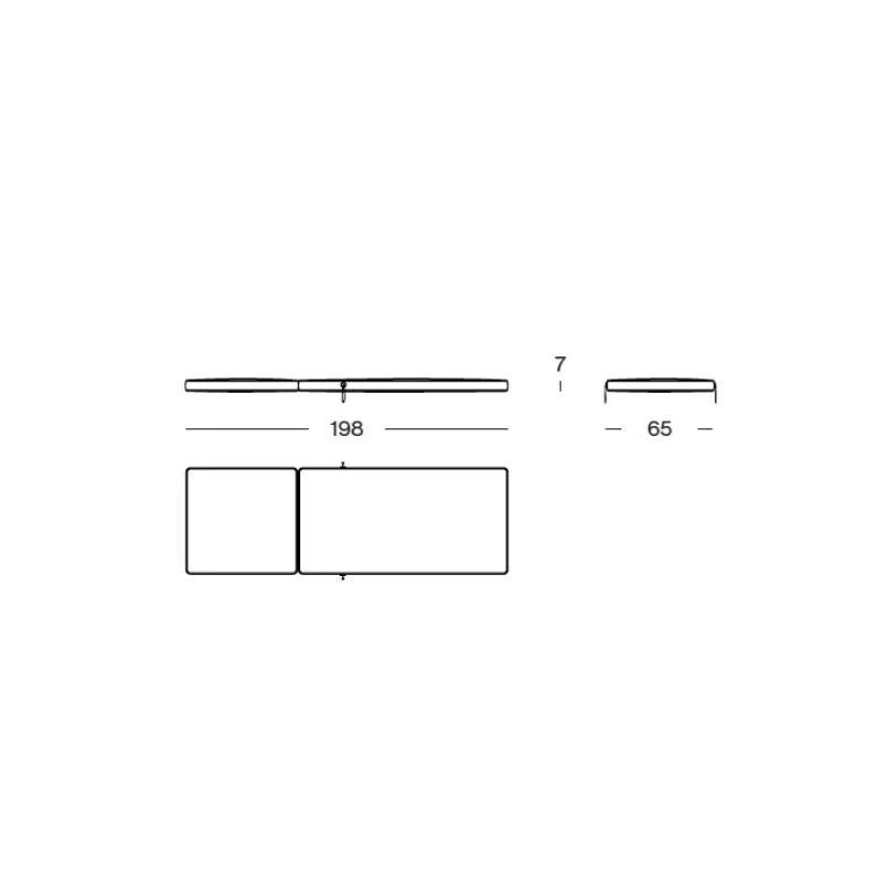 Cassina LIE OUT Sonnenliege