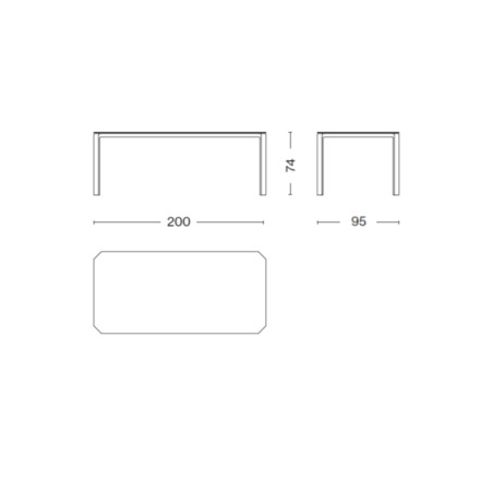 Cassina CAB TAB Tisch